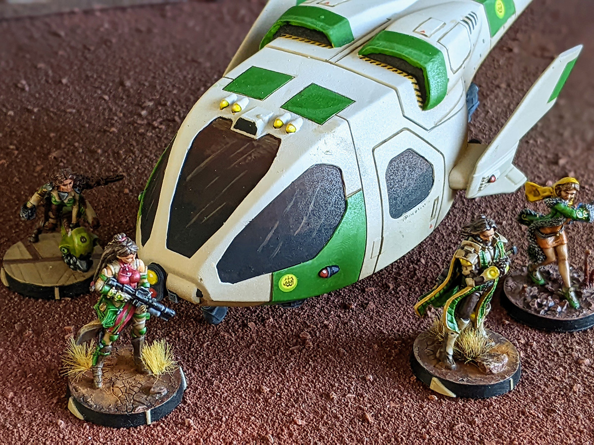 City Hopper in Haqqislam colors | Corvus Belli Community Forum